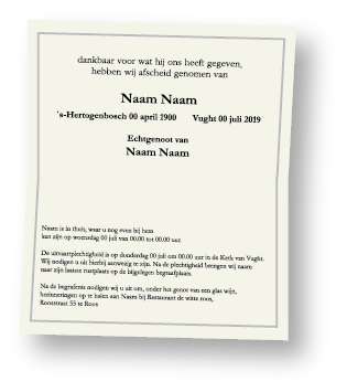 ‘Hoe is de rouwbrief ontstaan’ - Paternotte Uitvaartzorg